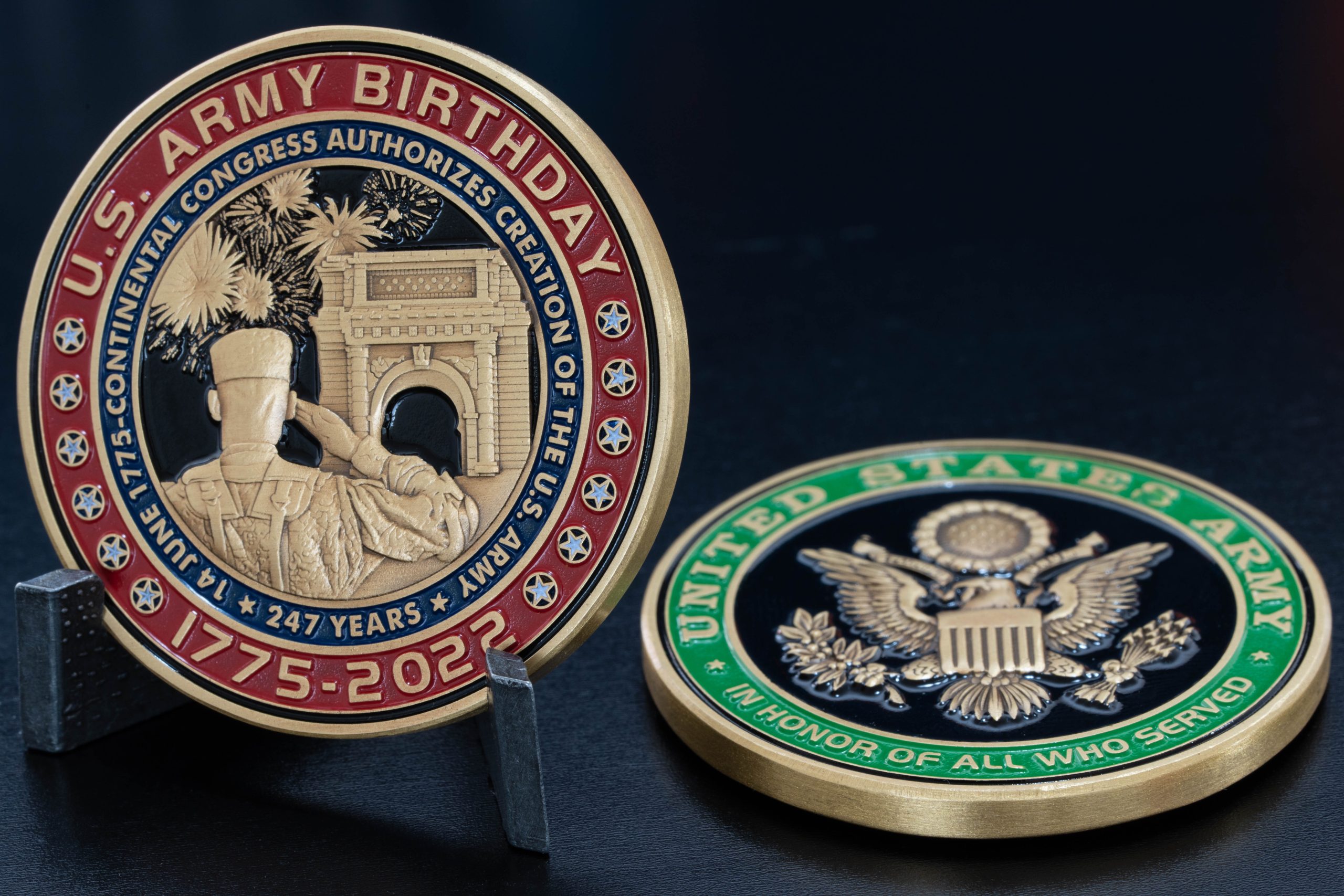 2022 US Army Birthday Challenge Coin - Coins for Anything, Inc.
