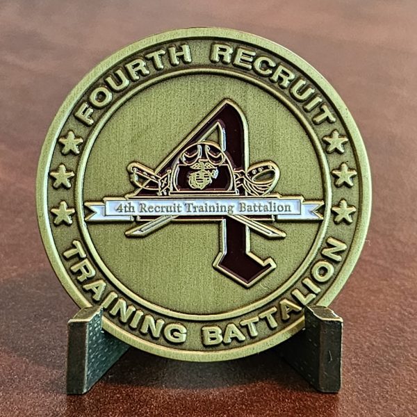 4th Recruit Training Battalion Parris Island Coin - Iwo Jima - Coins ...