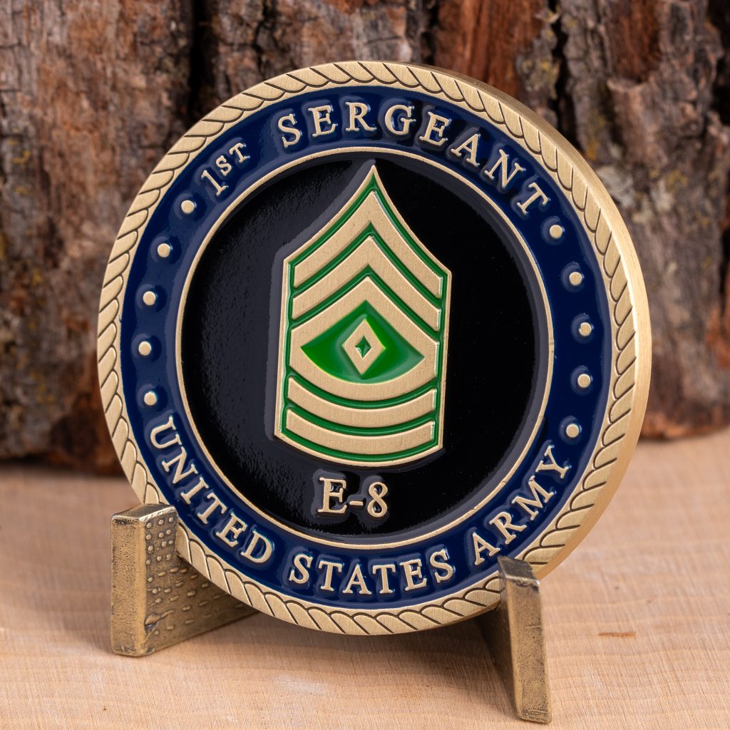 Army First Sergeant E8 Challenge Coin - Coins for Anything, Inc.