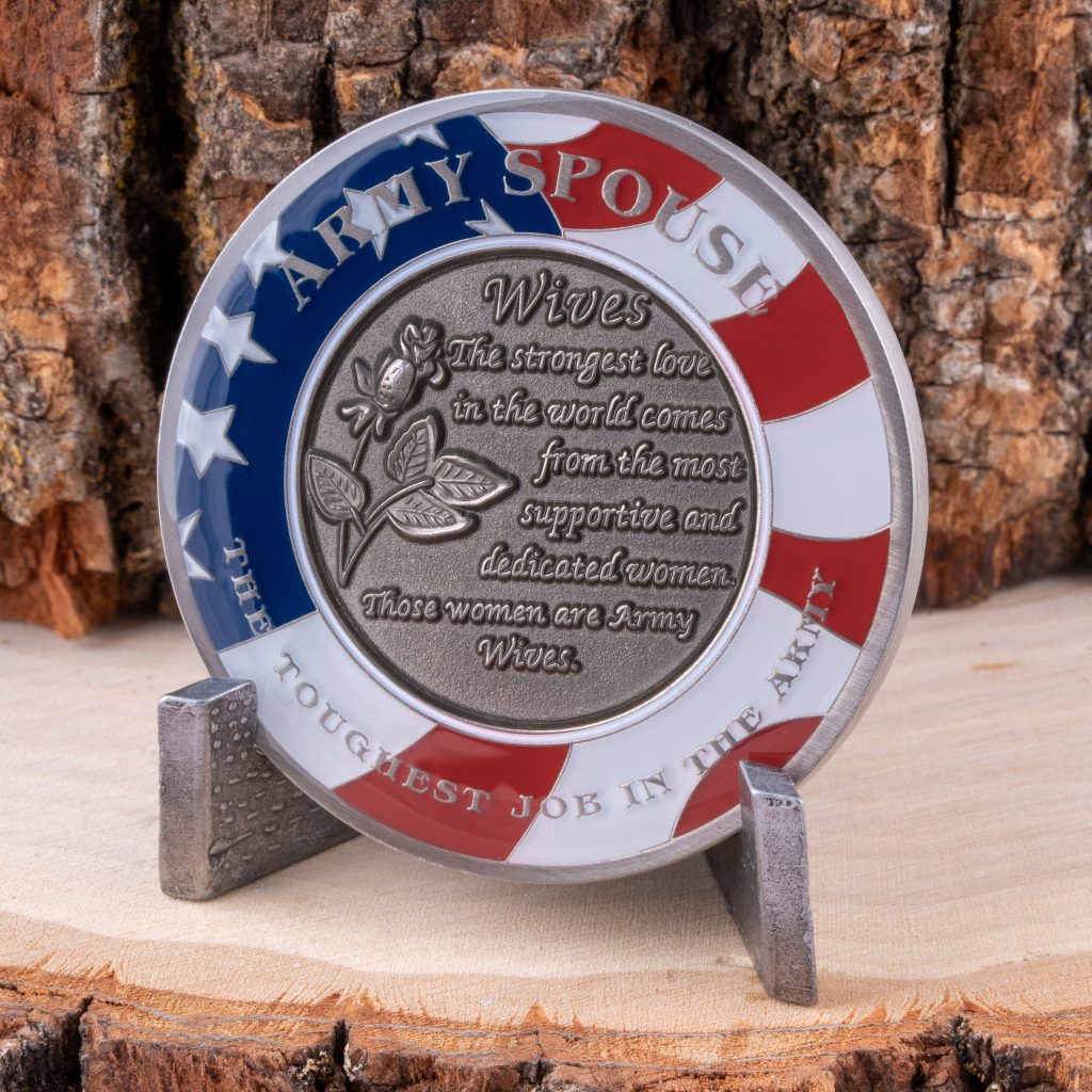 Army Challenge Coins | Army Wife Coin
